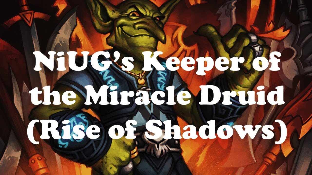 Hearthstone [WILD] First attempt playing Miracle Jade Druid: Never ...