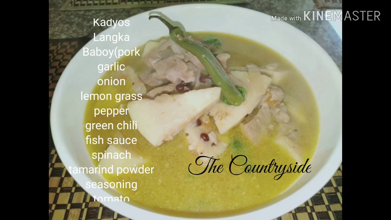 Kadyos Baboy Langka ( KBL) Recipe - YouTube