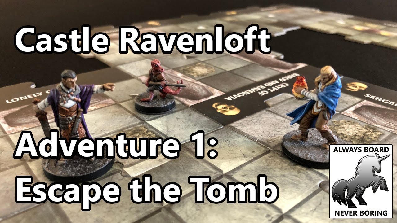 Dungeons & Dragons Castle Ravenloft Board Game Playthrough | Let's Play ...