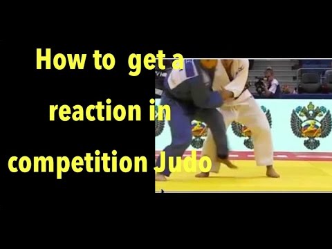 Judo competition tips - How to get a reaction by twitching - Lee vs Ono ...