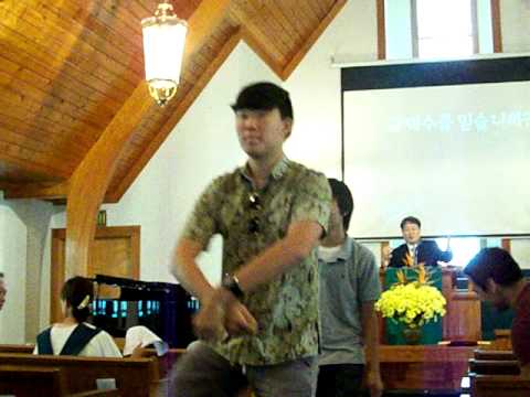 BJ's Gamnam Style Dance while Going Back to Sunday School -09/09/2012