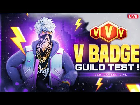 V BADGE GUILD TEST LRD GAMERS KA GUILD TEST #classyfreefire # ...