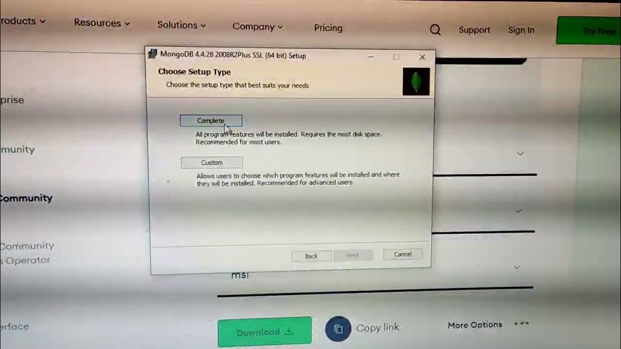 Instalar MongoDB en Windows 10 - YouTube