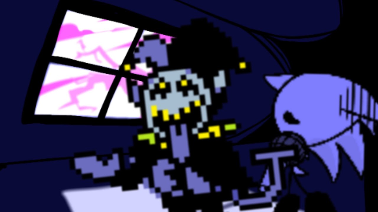Does anybody remember Jevil from deltarune? ; FNF Mod by me (feat:stick ...