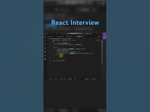 React Interview Questions. #reactjs #javascript #frontenddeveloper #webdevelopment #shorts - YouTube