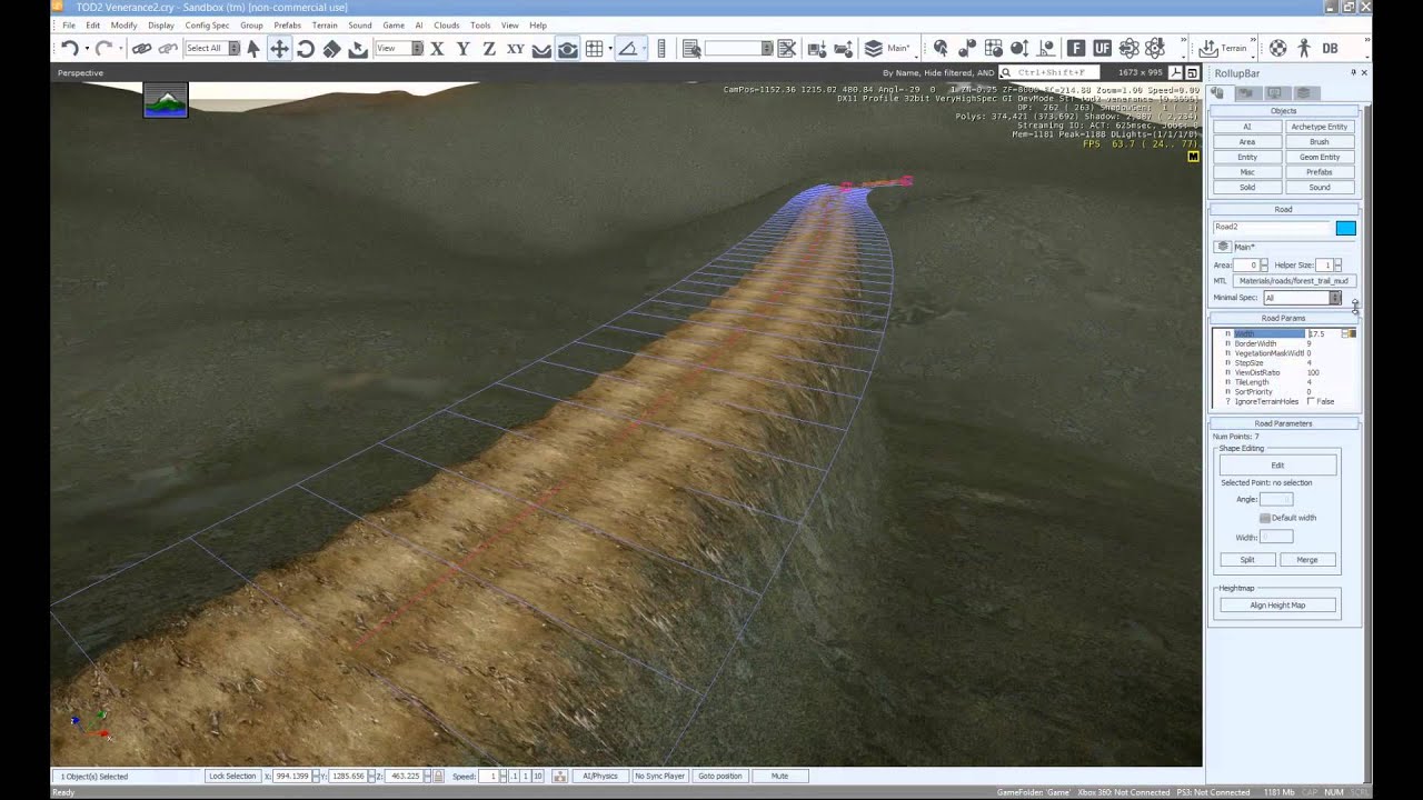 Cryengine 3 Basics: The Road Tool - YouTube