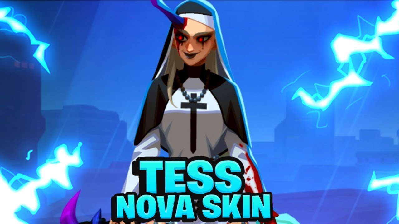 JOGUEI DE TESS COM A NOVA SKIN IRMÃ TESS DO PASSE DE BATALHA - TESS ...