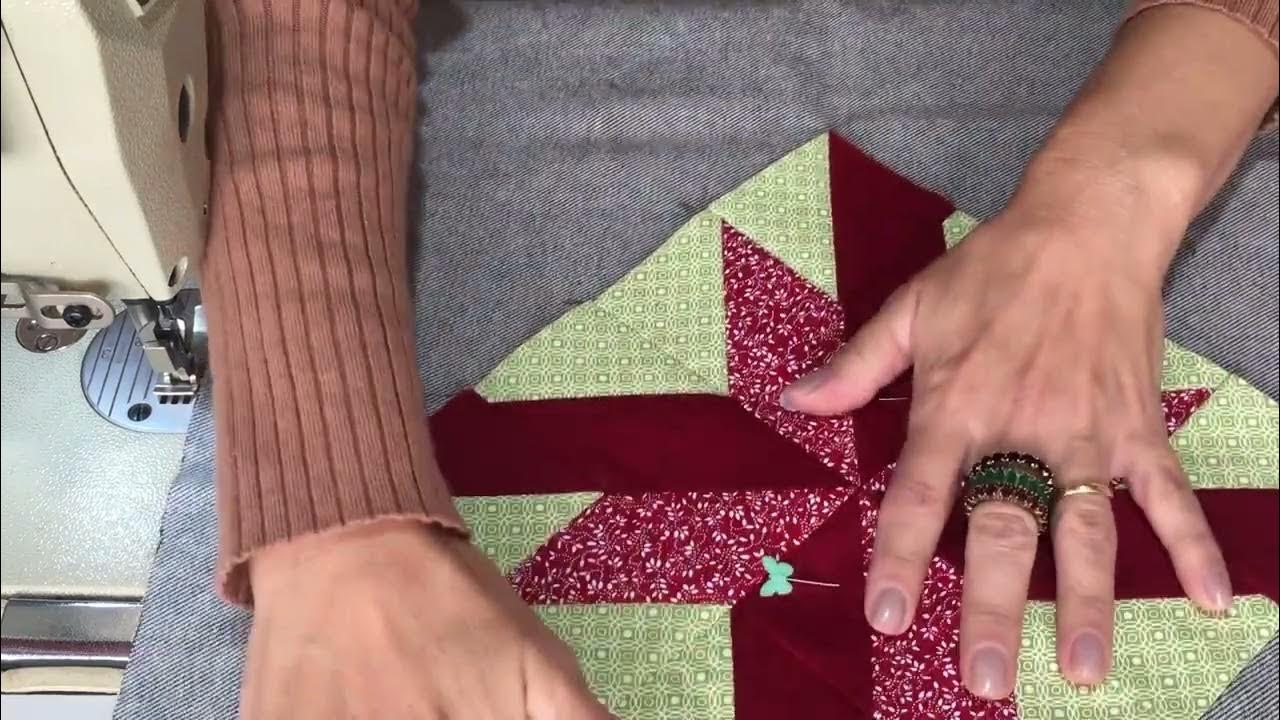 Lindíssimo TAPETE de RETALHOS Apenas com UM BLOCO de PATCHWORK - YouTube