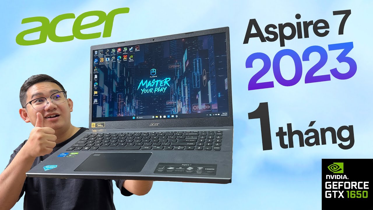 Review Acer Aspire 7 2023 sau 1 tháng: Ông trùm tầm tầm giá? - YouTube