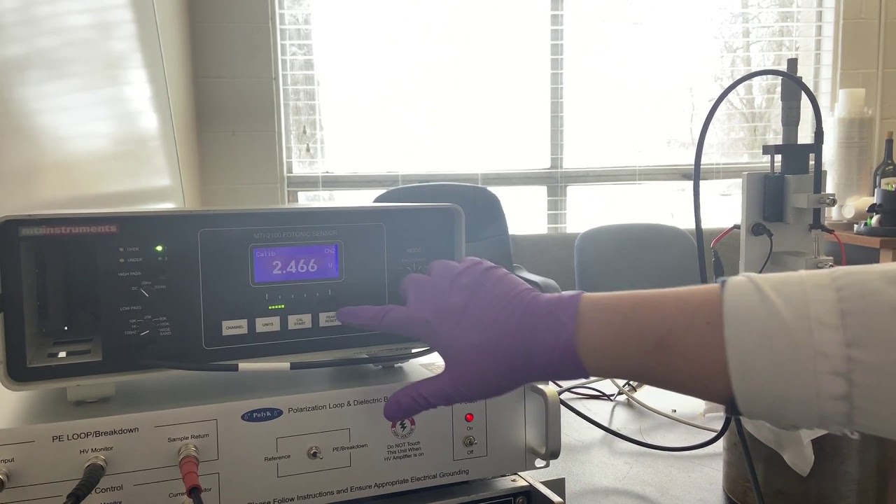 Measure Piezoelectric Displacement (Strain) and Charge Butterfly Curve ...