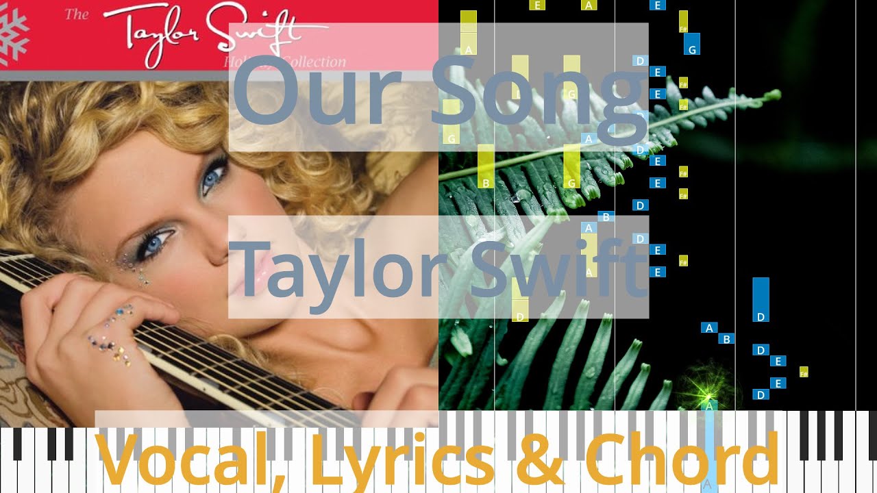🎹Our Song, Chord & Lyrics, Taylor Swift, Synthesia Piano - YouTube