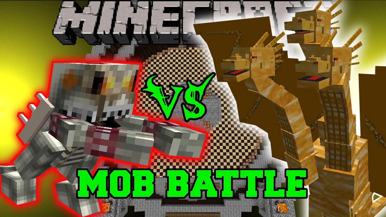 KING BOWSER VS KING GHIDORAH - Minecraft Mob Battles - Minecraft Mods ...