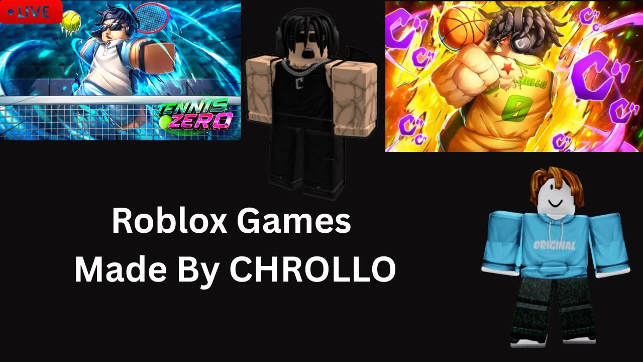 🔴Playing ROBLOX Games made by Chrollo - YouTube