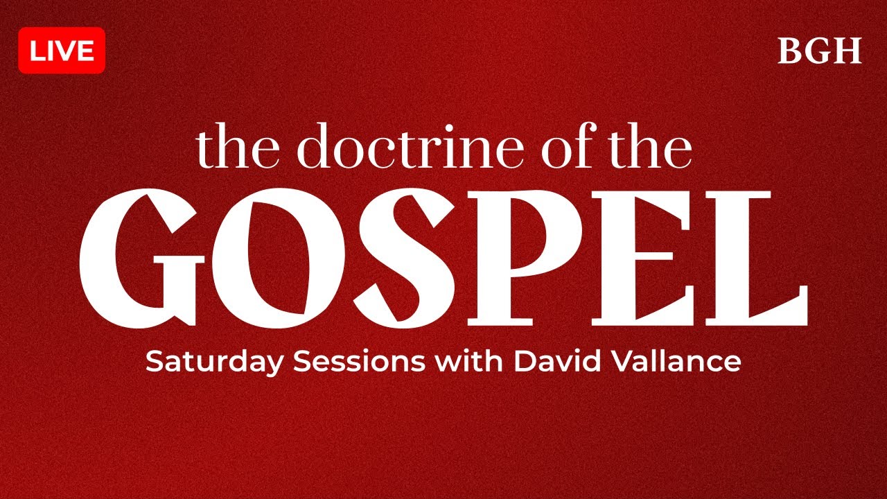 The Doctrine of the Gospel - Ministry Weekend with David Vallance ...