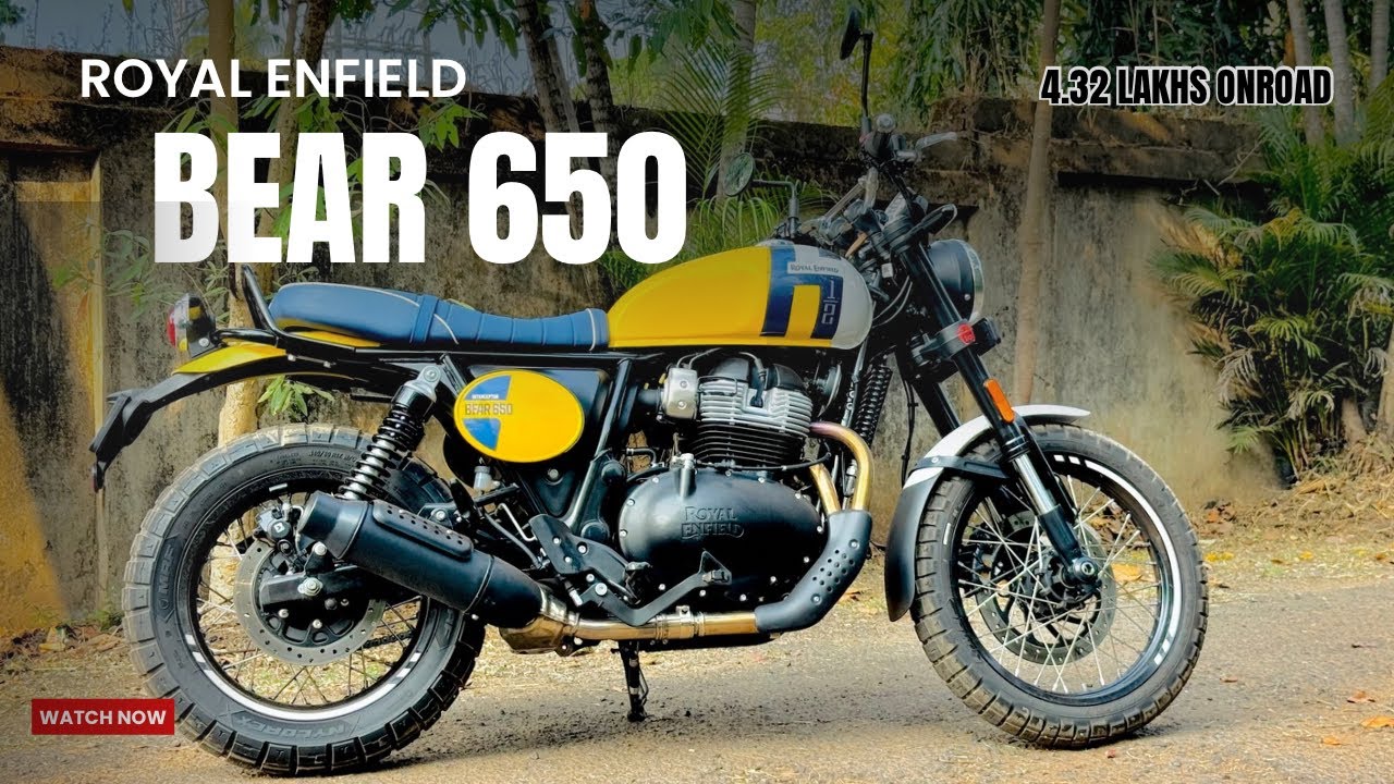 Royal Enfield Bear 650 Price,Mileage and Performance | RE Bear 650 ...
