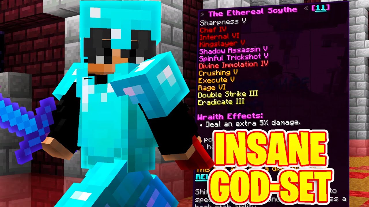 LEARNING HOW TO USE THE MOST *INSANE* GOD-SET ON MINECRAFT FACTIONS ...