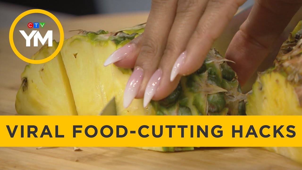 Testing viral TikTok food-cutting hacks | Your Morning - YouTube