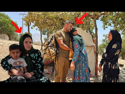 Kobra's concern and coming to Asghar's family