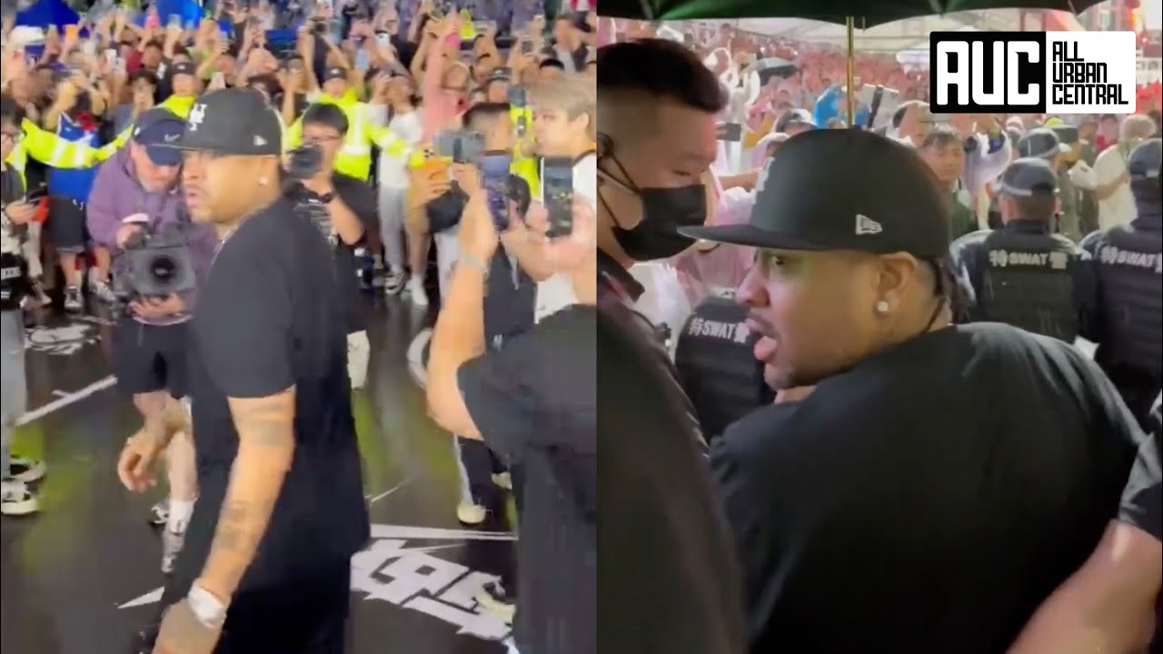 Allen Iverson Visits Taiwan And Things Go Left! Swat Team Protects Him ...