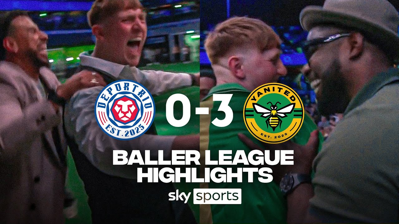 Angry Ginge’s Yanited go top 🔝 | Deportrio 0-3 Yanited | Baller League ...