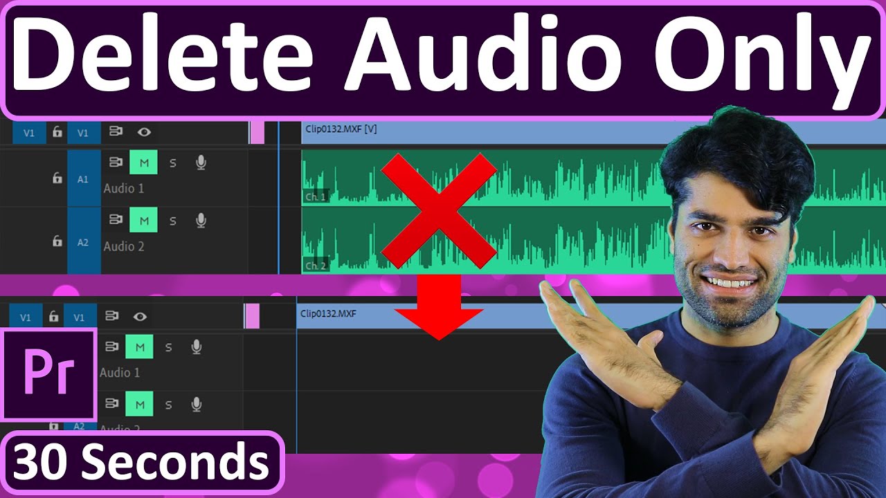 How To Delete Audio From Video Premiere Pro YouTube How To Delete Audio From Video Premiere Pro YouTube
