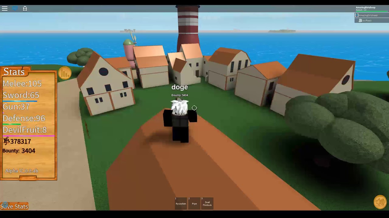 Roblox steve's one piece how to level up glitch - YouTube