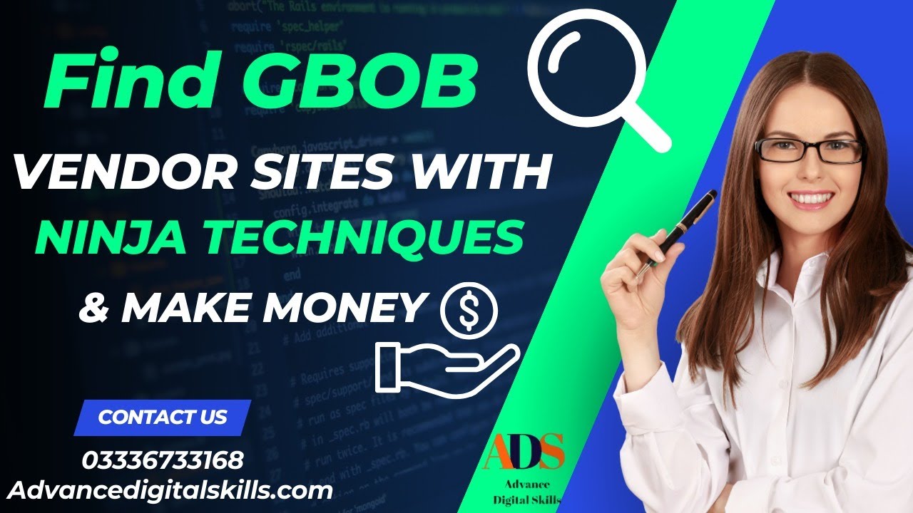 Find GBOB Vendor Sites With Ninja Techniques and Make Money - YouTube