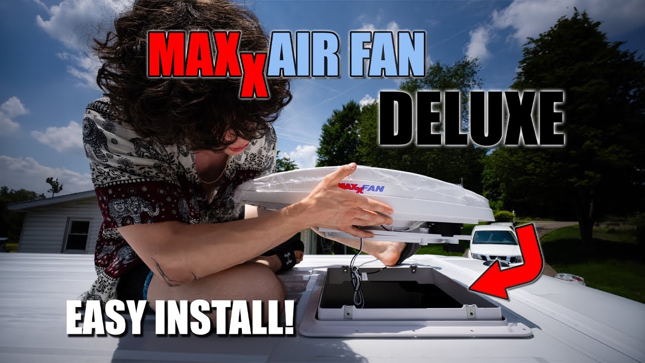 MAXXAIR FAN DELUXE ROOFTOP VENT INSTALL | DODGE PROMASTER - YouTube