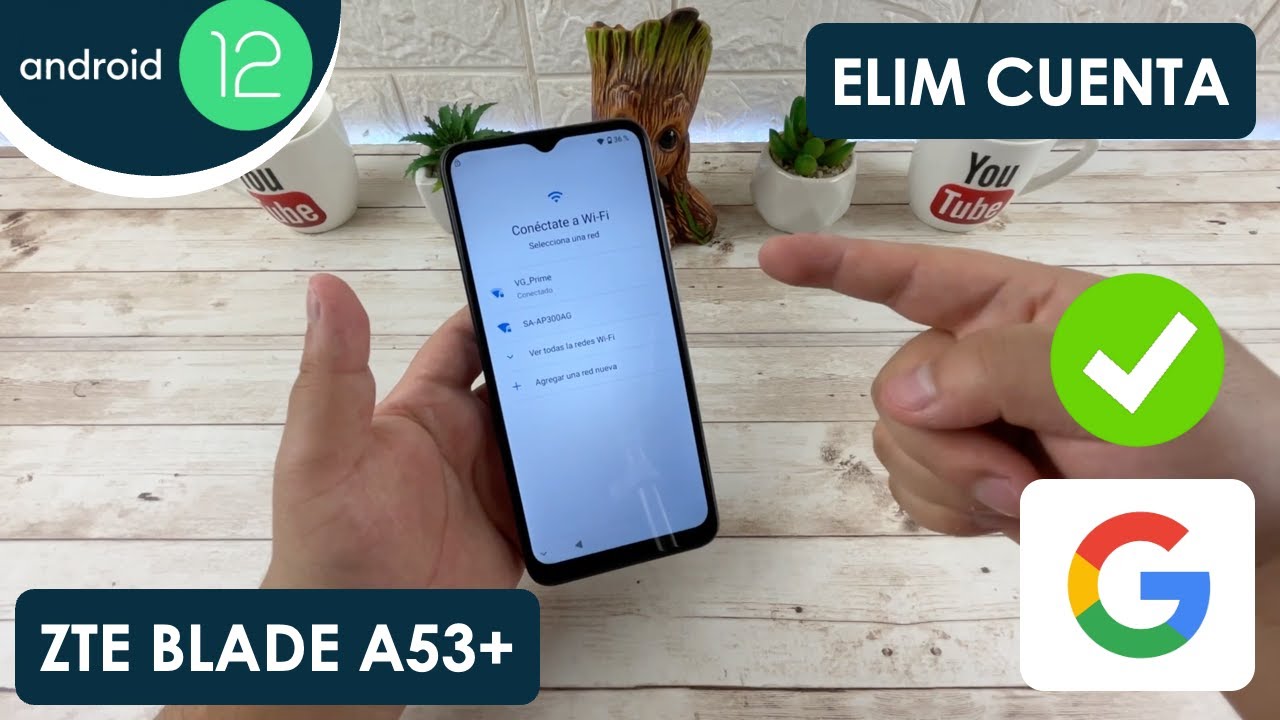 Eliminar Cuenta de Google ZTE Blade A53+ | Android 12 - YouTube