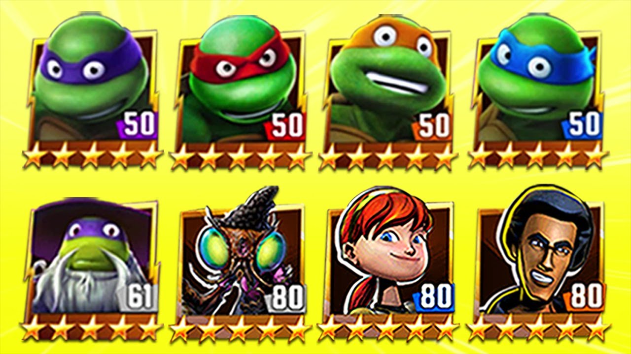 TMNT Legends Ninja Turtles Classic Team - YouTube