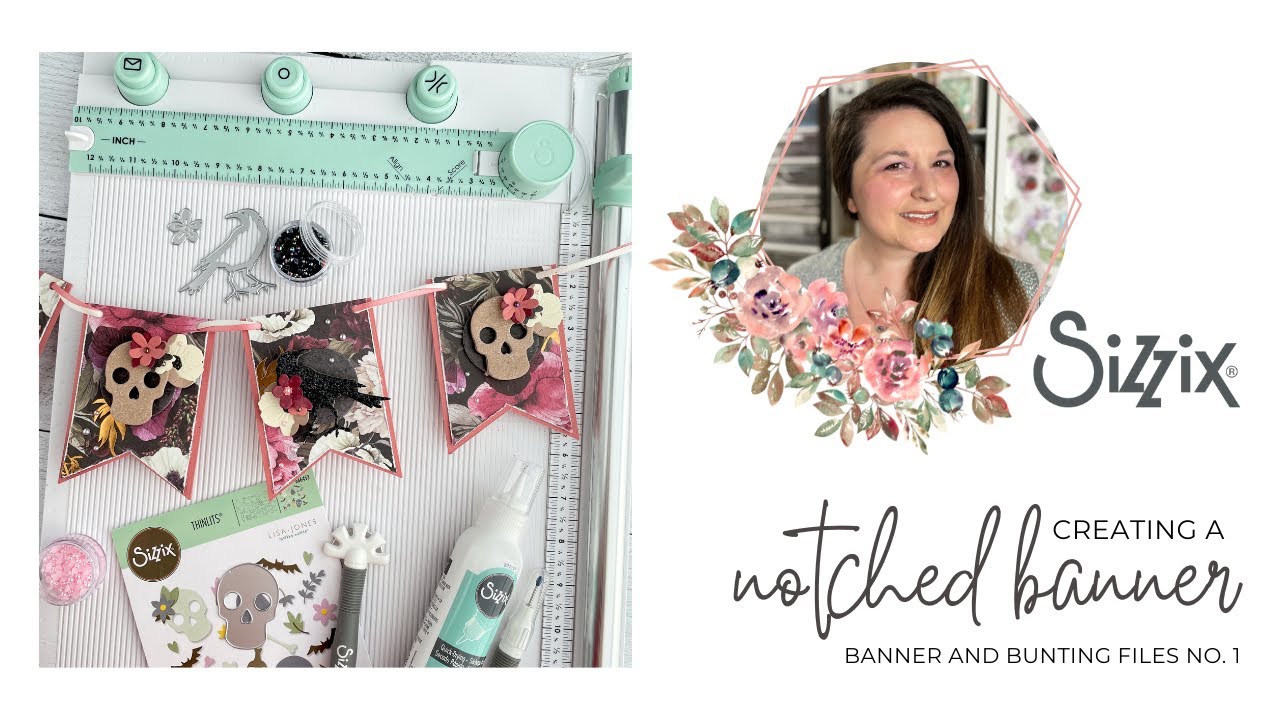 DIY Notched Banner with the Sizzix Scoring Board and Trimmer Tool ...