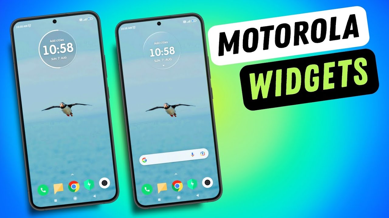 INSTALL MOTO Widgets for Any Android Devices! 🔥 - YouTube