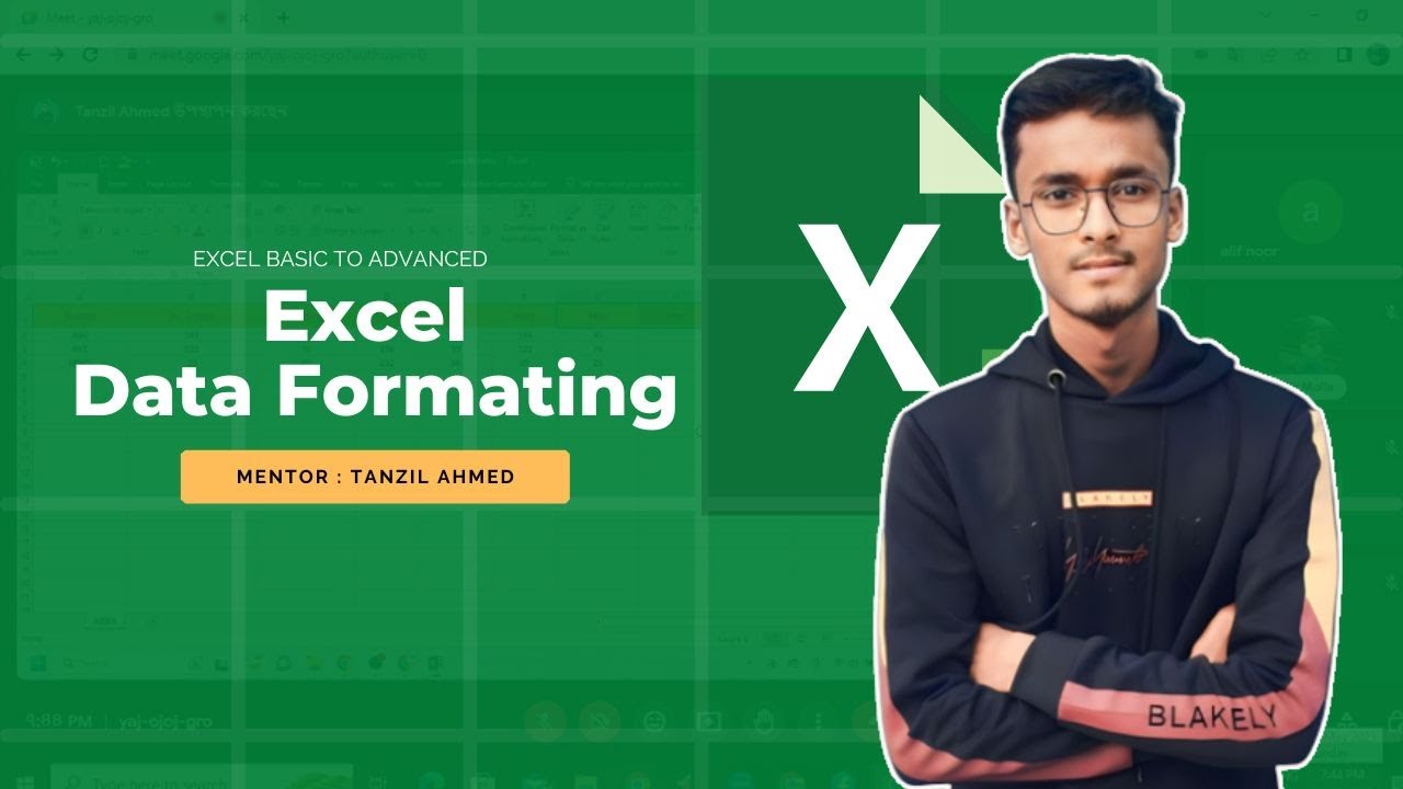 Excel Data Formatting . Class -2 - YouTube
