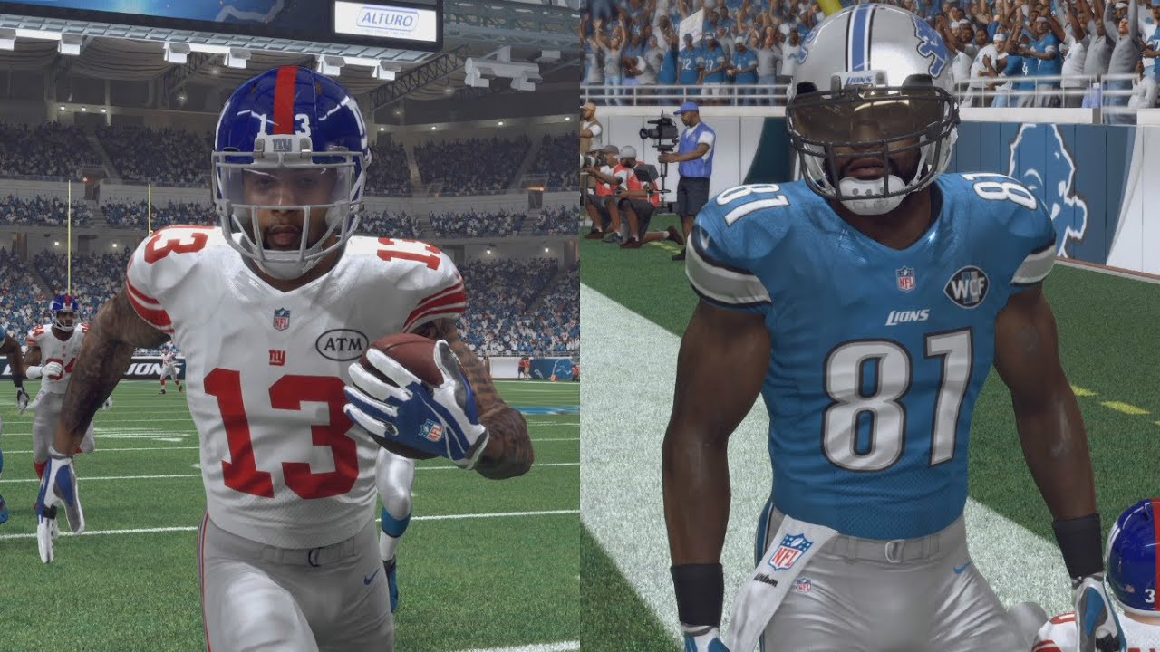 ODELL BECKHAM JR VS CALVIN JOHNSON!! MADDEN 16 PVP #30 - YouTube