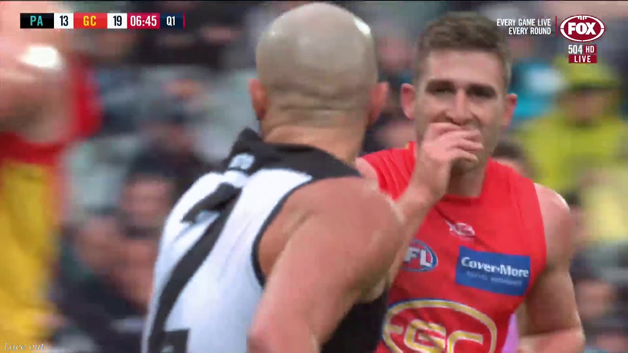 Port Adelaide vs Gold Coast Suns All goals and highlights FIRST HALF ...
