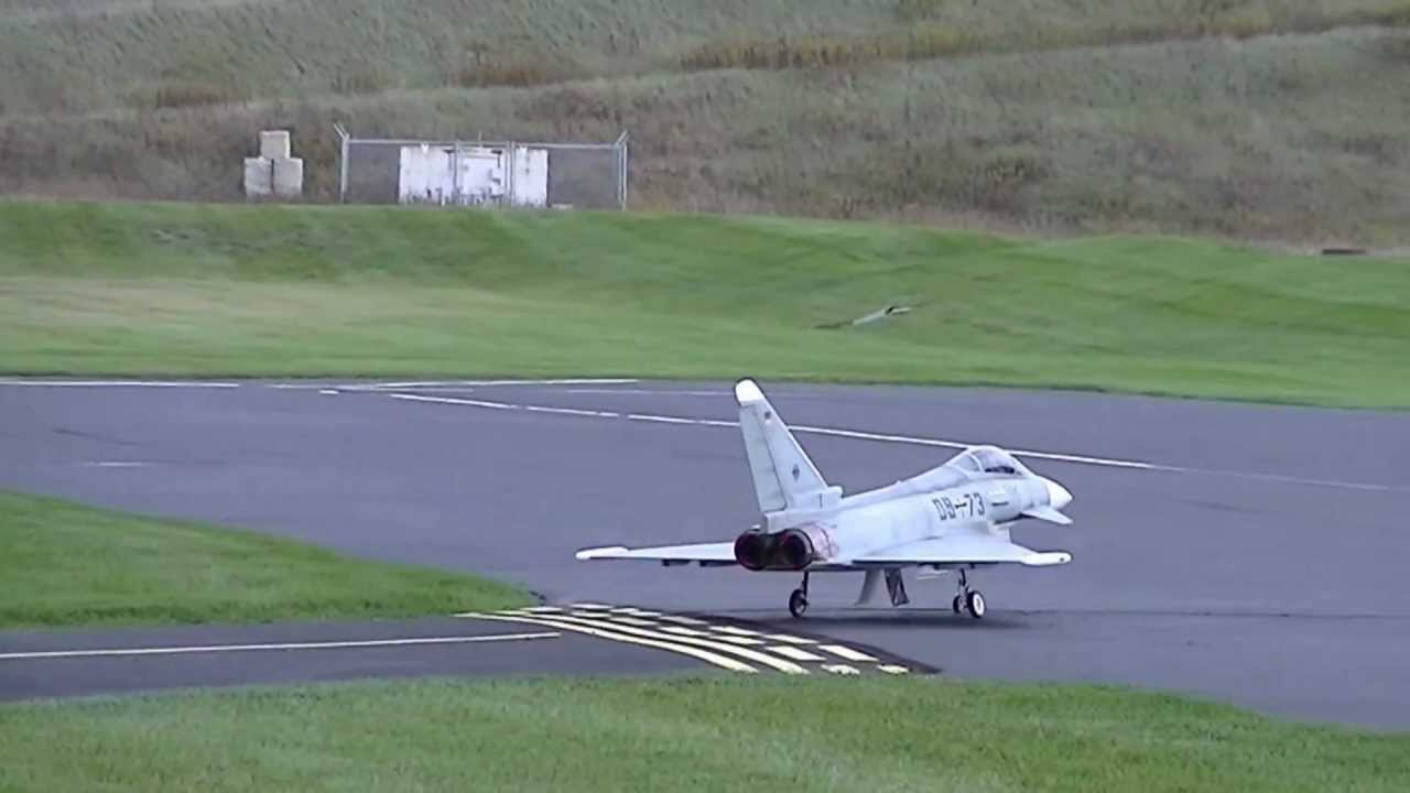 Eurofighter Typhoon with JetCat P140-RX Turbine Engine RC Jet - YouTube