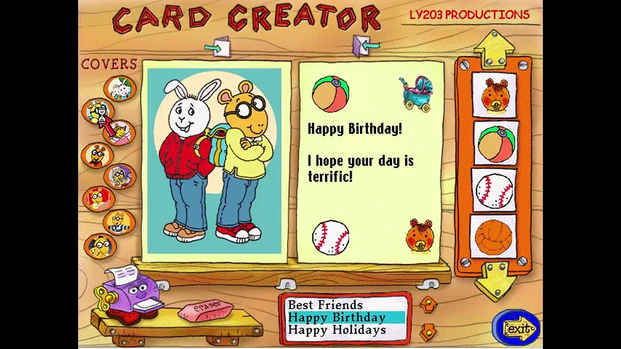 Arthur's Preschool Activity Centre Full Playthrough - YouTube