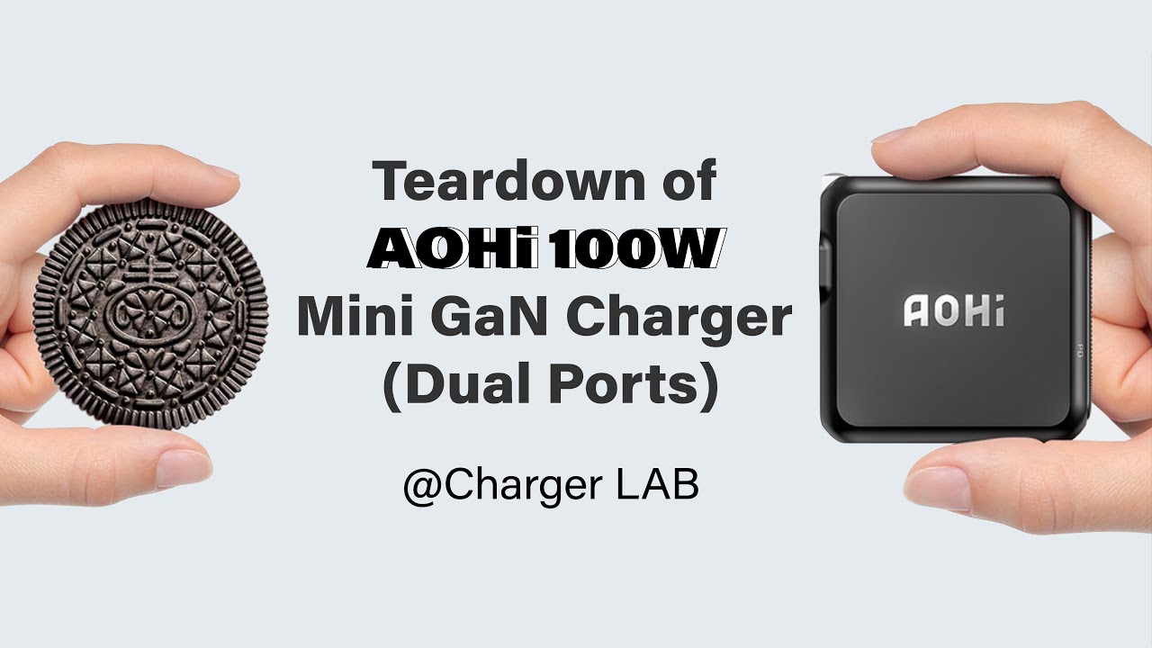 Mini & Special Structure | Teardown of AOHi 100W Mini GaN Charger (Dual Ports) - YouTube