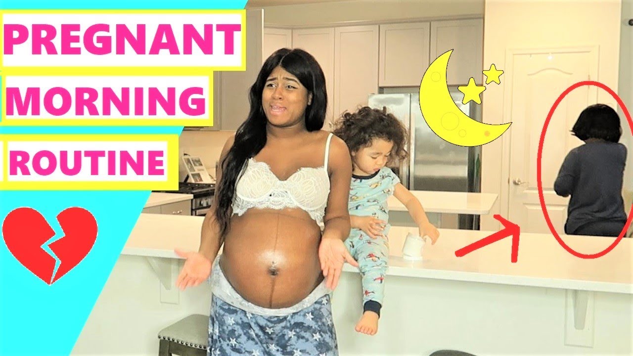 MY PREGNANT MORNING ROUTINE (GONE WRONG) - YouTube
