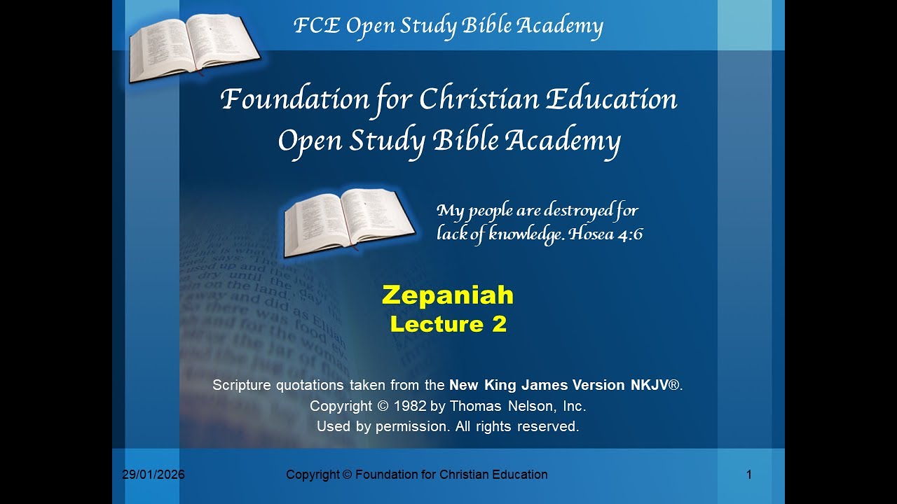 Zephaniah Lecture 2 AC 260226 - YouTube