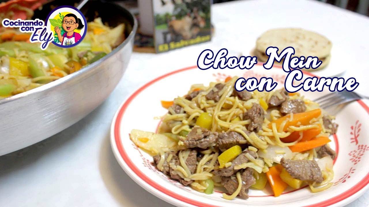 Preparando un Riquísimo CHOW MEIN CON CARNE (CHAOMIN) - YouTube