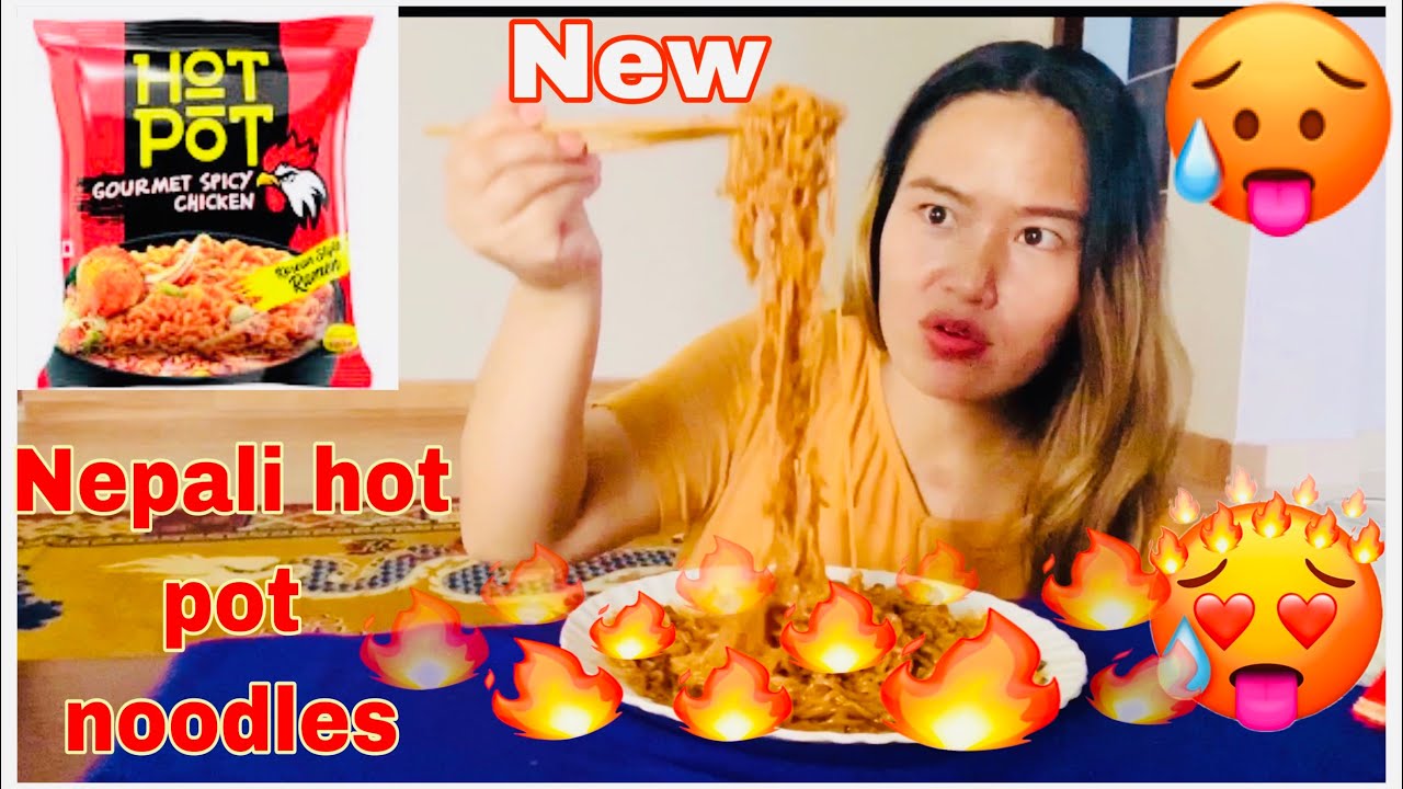 Hot pot Nepali ramen noodles | hot pot 2x spicy ramen noodles - YouTube