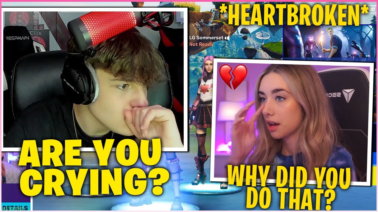 CLIX Makes SOMMERSET CRY On STREAM After INVITING Her Ex Boyfriend ...