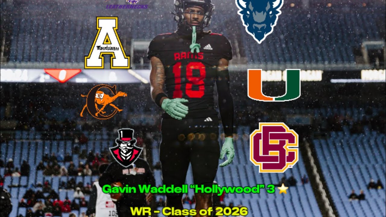For the Love of the Game: 3 ⭐️ Gavin Waddell- WR Class of 2026 - YouTube