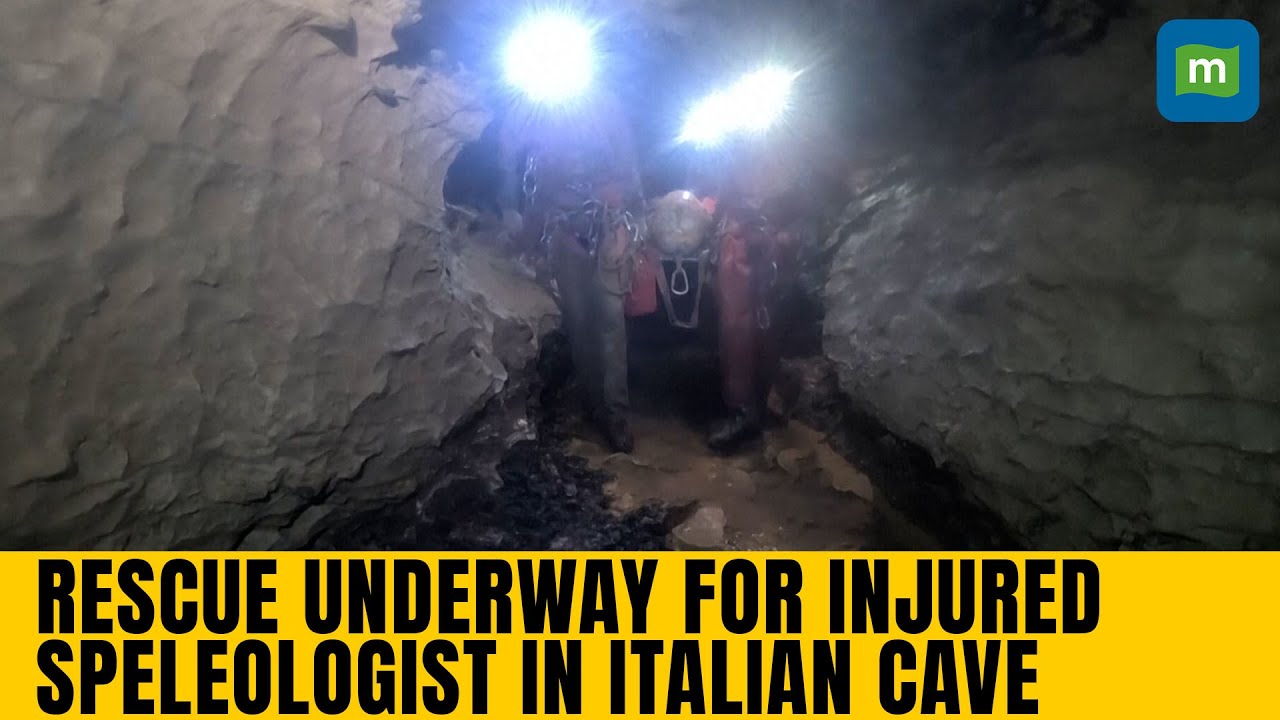 Live: Rescue teams work to pull injured spelunker from cave in Italian ...
