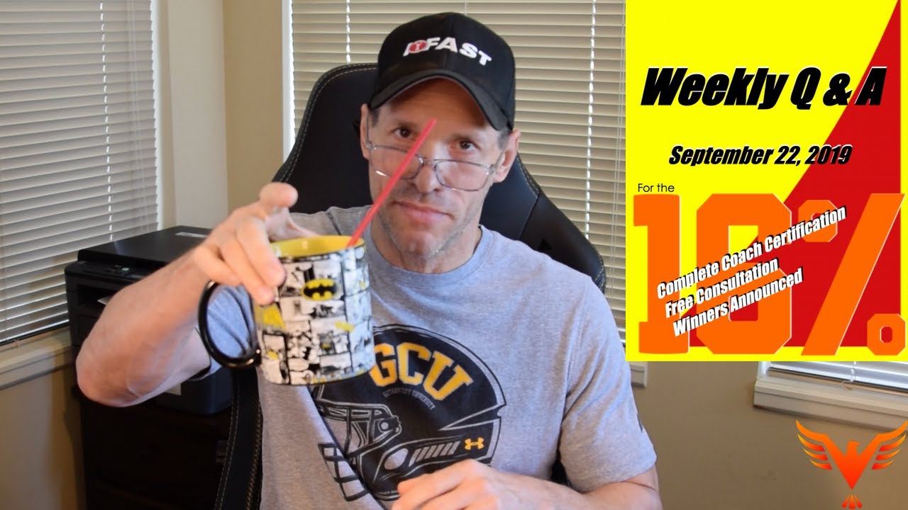 Bill Hartman’s Weekly Q & A For the 16% - September 22, 2019 - YouTube