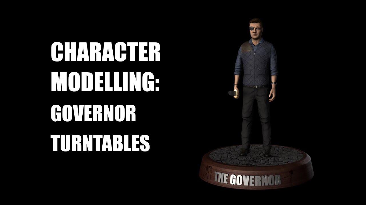Character Modelling: The Governor Turntables - YouTube