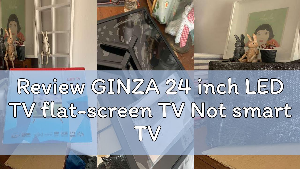 Review GINZA 24 inch LED TV flat-screen TV Not smart TV - YouTube