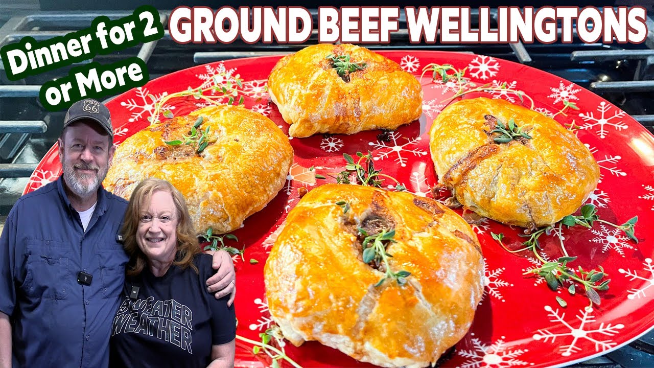 MINI GROUND BEEF WELLINGTONS Full Christmas Dinner With The 2 of us ...