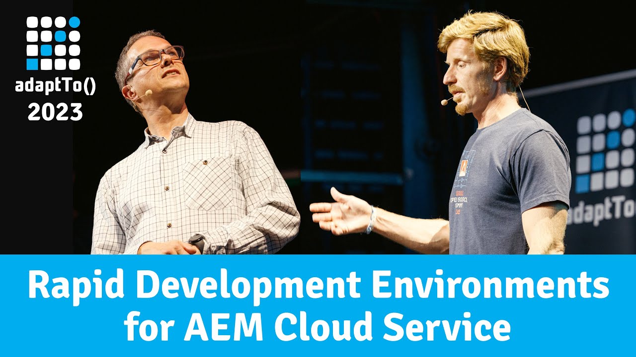 Rapid Development Environments for AEM Cloud Service - YouTube